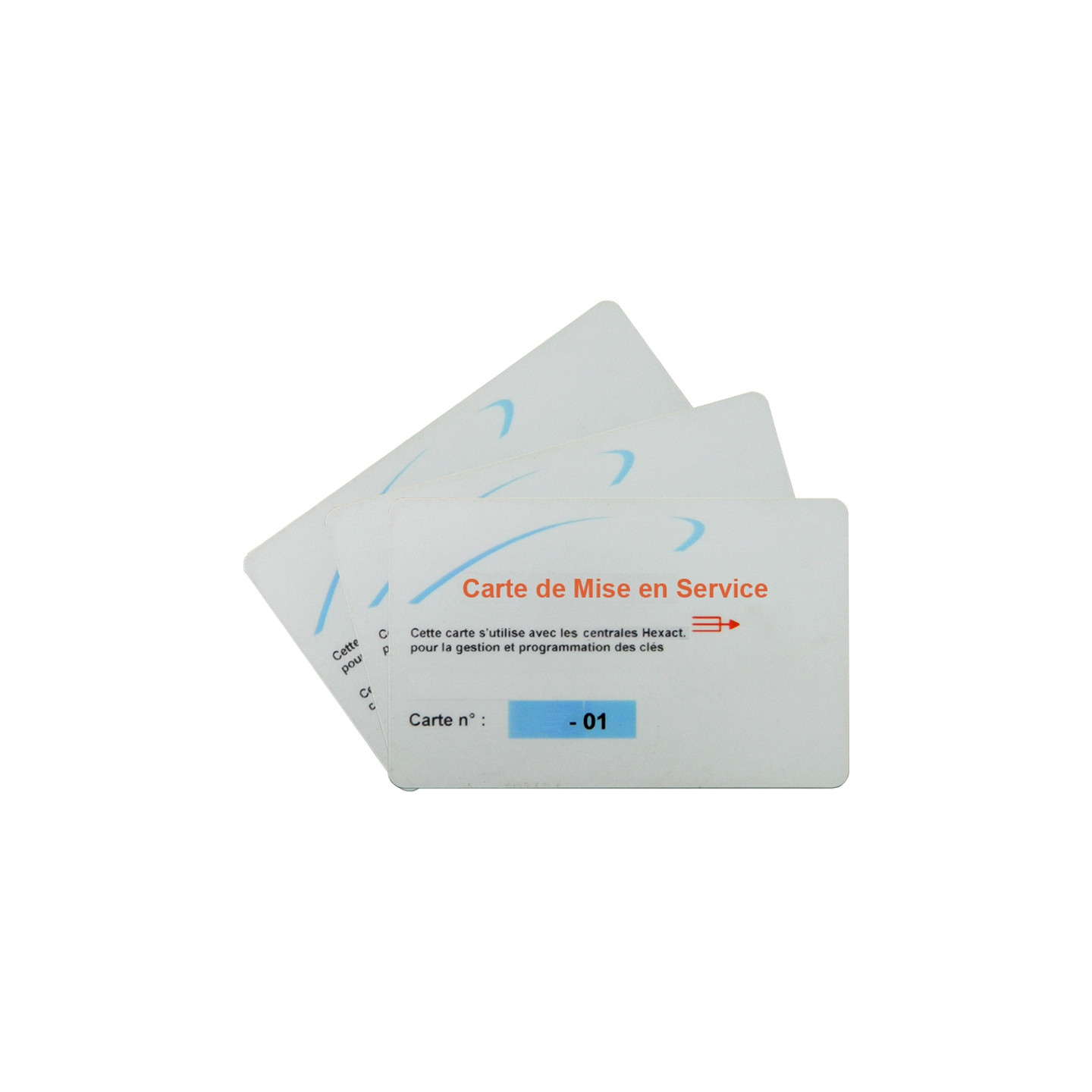 Pack 3 Cartes De Mise En Service Hexasoft/Hexact Web Contrôle D'Accès ...