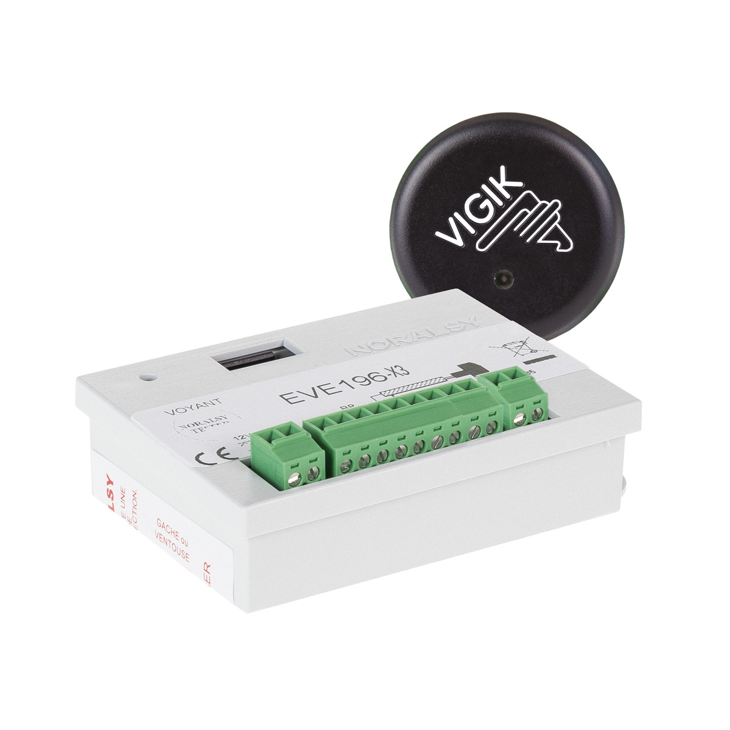Kit :une centrale vigik EVE196X3 + lecteur format T25