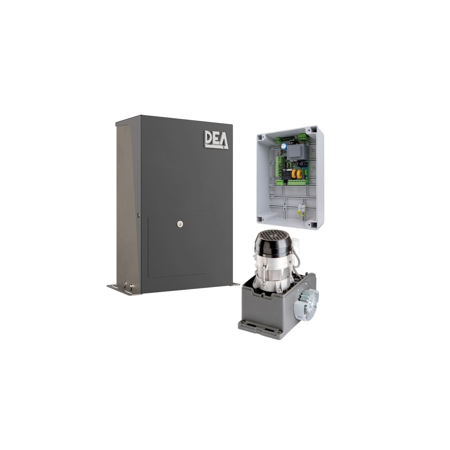 Kit Coulissant 1400 Kg 230 V Dea Avec Caisson Ironbox X