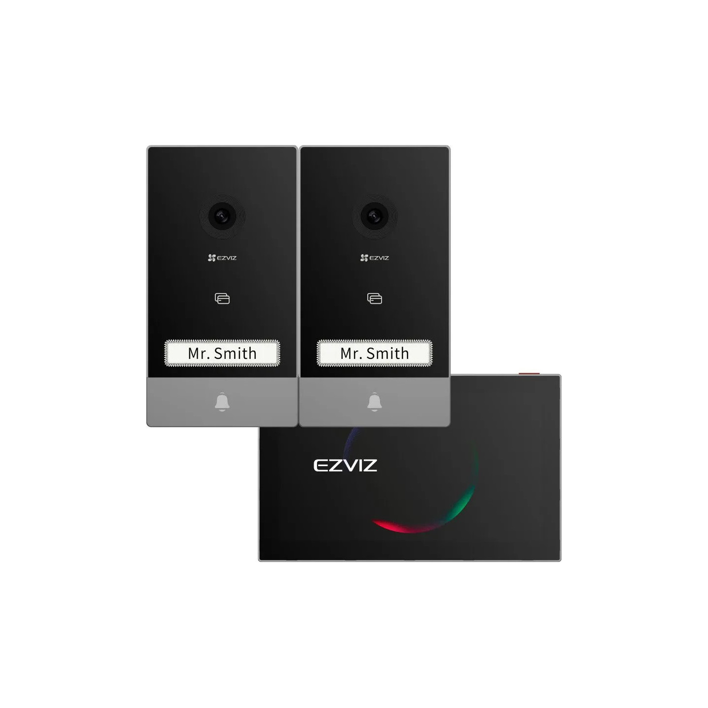 Cs-Hp7 Visiophone - Ezviz - Ep7 - "2 Entry Kit" - 2 Platines De Rue ...